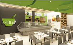 Restaurant O'Food Asia : Centre Place du Grand Ouest